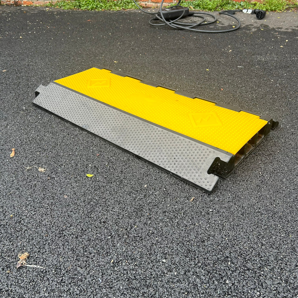 External Pedestrian Cable Protector - 3 Channel - 900mm (L) x 500mm (D
