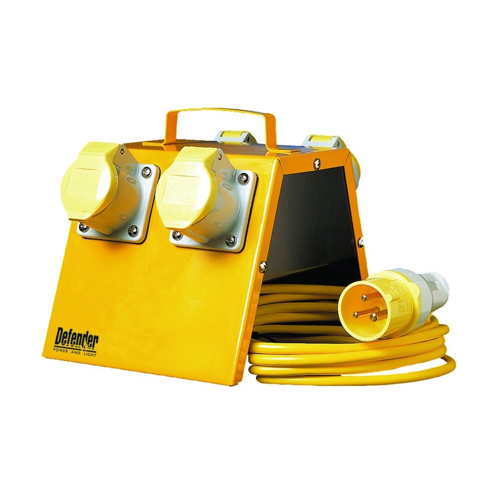 4 Way Splitter Box - 110v | eracco.co.uk