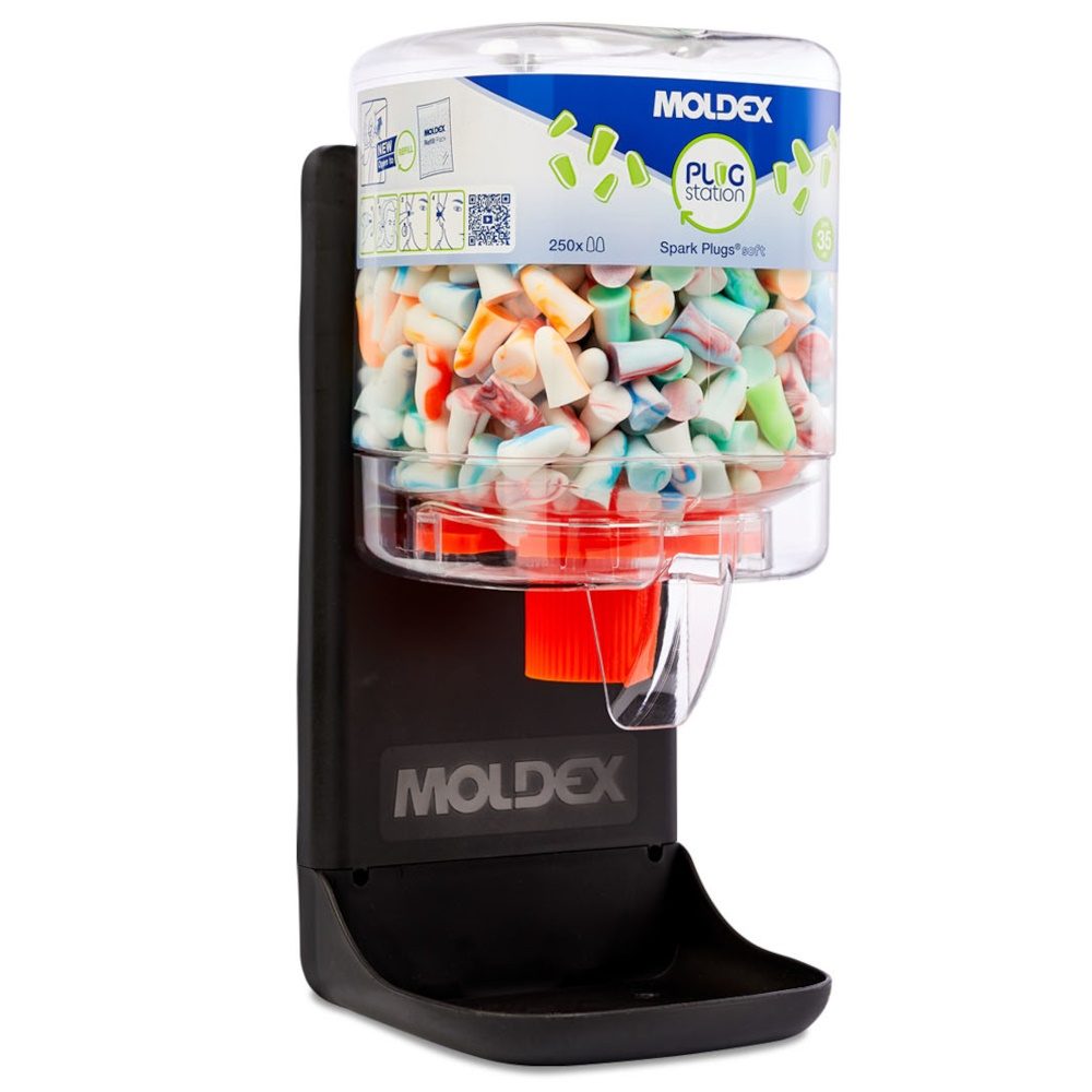 Moldex 7825 Spark Plugs Foam Ear Plug Station - 250 Pairs | eracco.co.uk