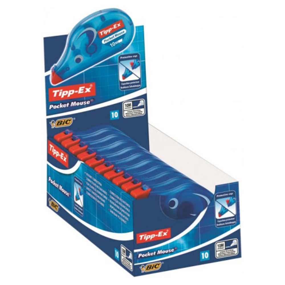 Tippex Mouse - Box of 10 | eracco.co.uk